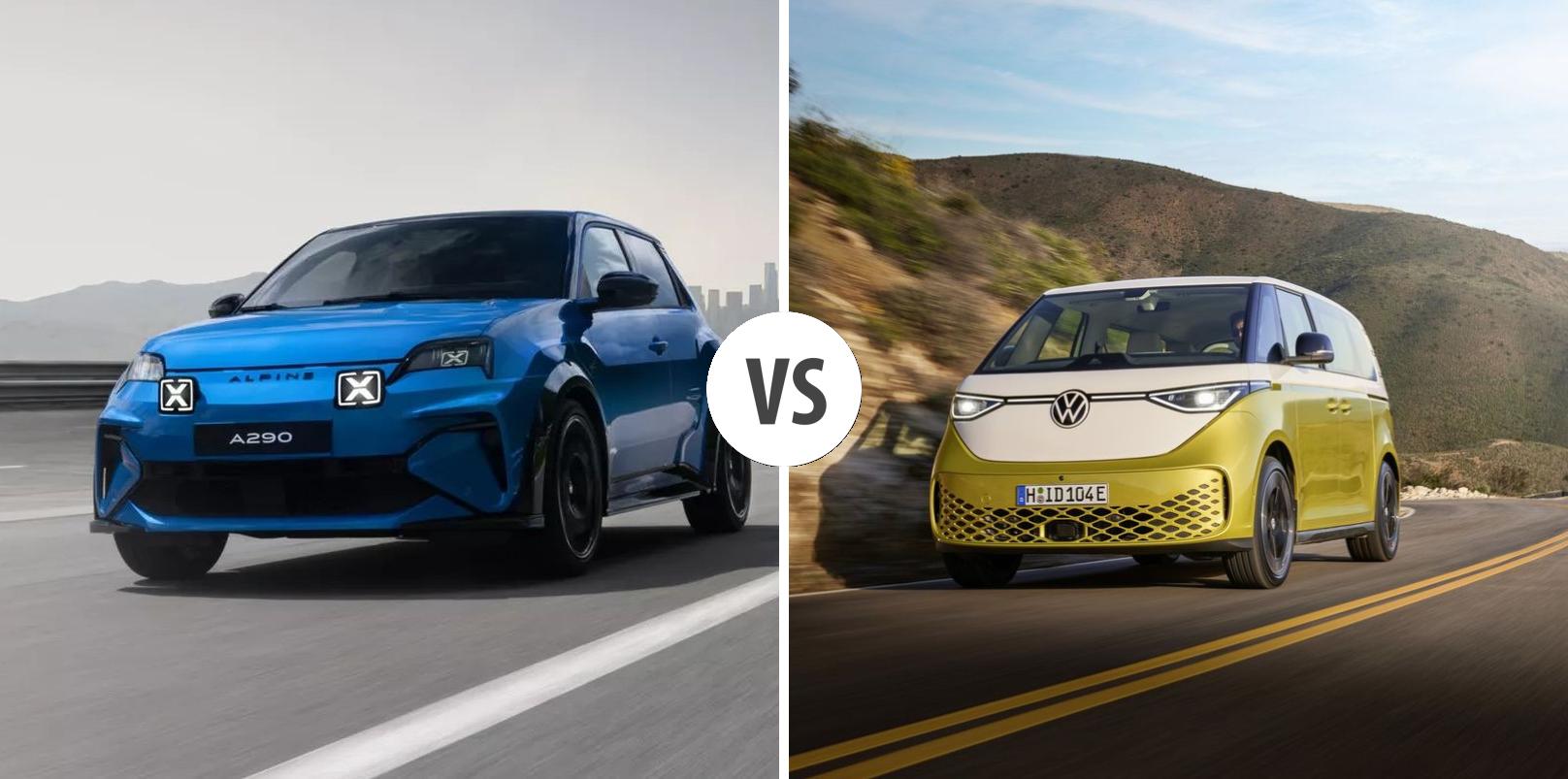 Alpine A290 vs VW ID. Buzz Bus - Forskelle og priser i sammenligning