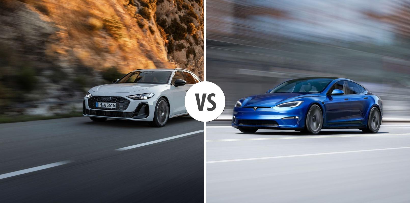 Audi A5 Avant vs Tesla Model S sammenligning - forskelle, priser og ...