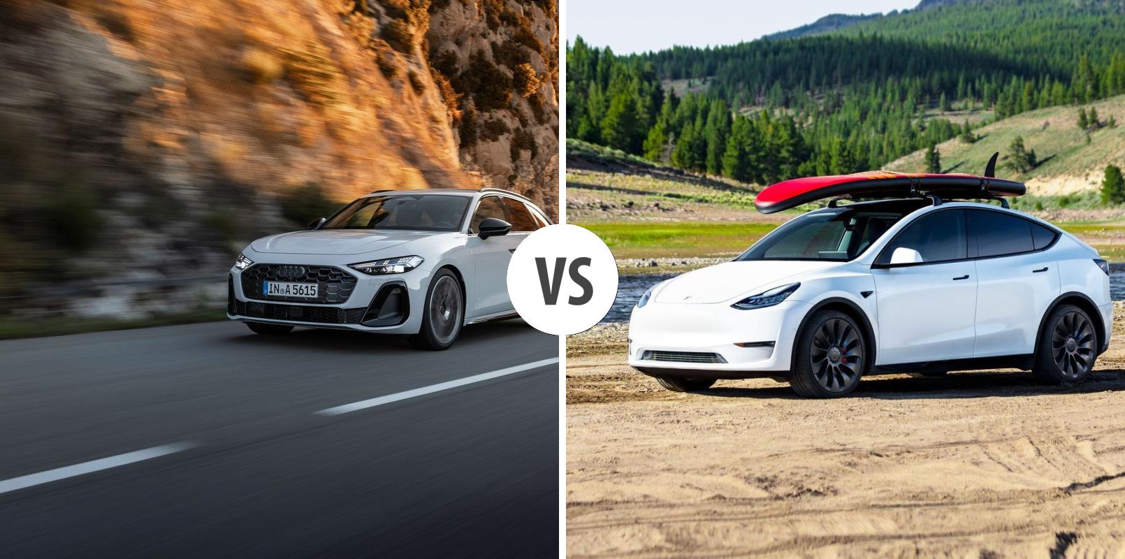 Audi A5 Avant vs Tesla Model Y sammenligning - forskelle, priser og ...