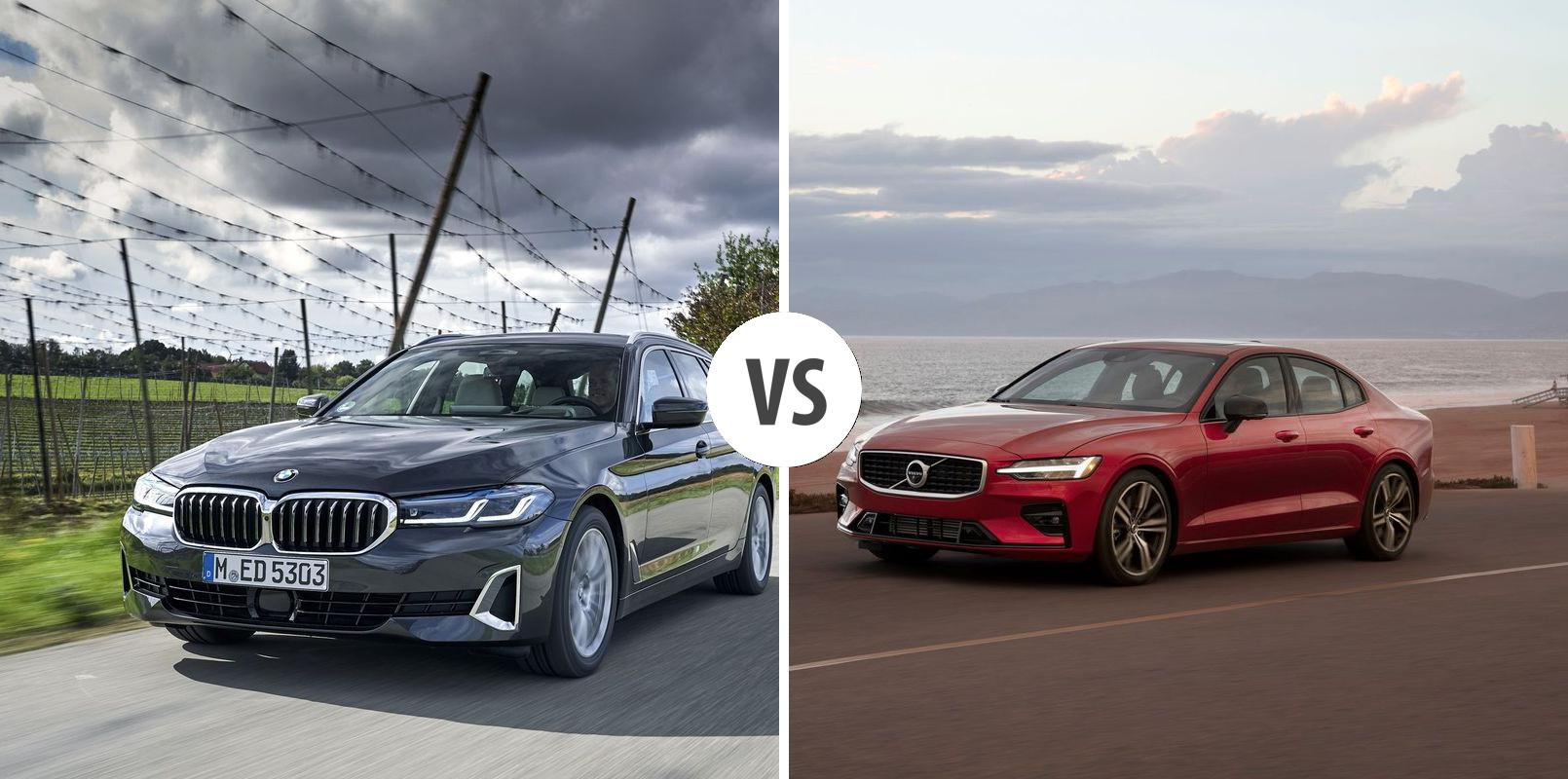 BMW 5 Series Touring vs Volvo S60 - Forskelle og priser i sammenligning