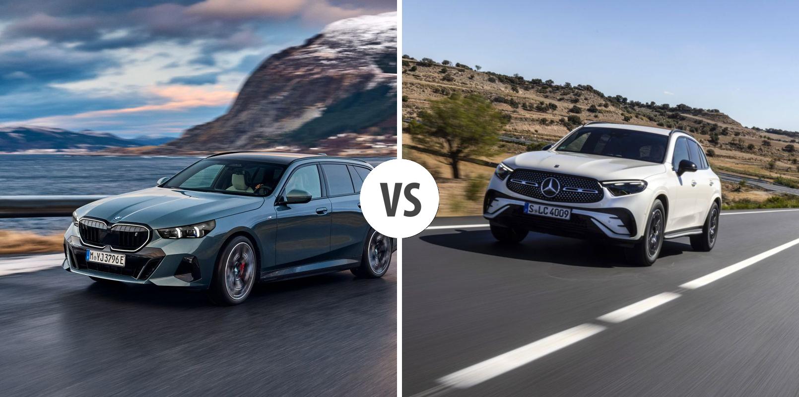 BMW i5 Touring vs Mercedes GLC - Forskelle og priser i sammenligning