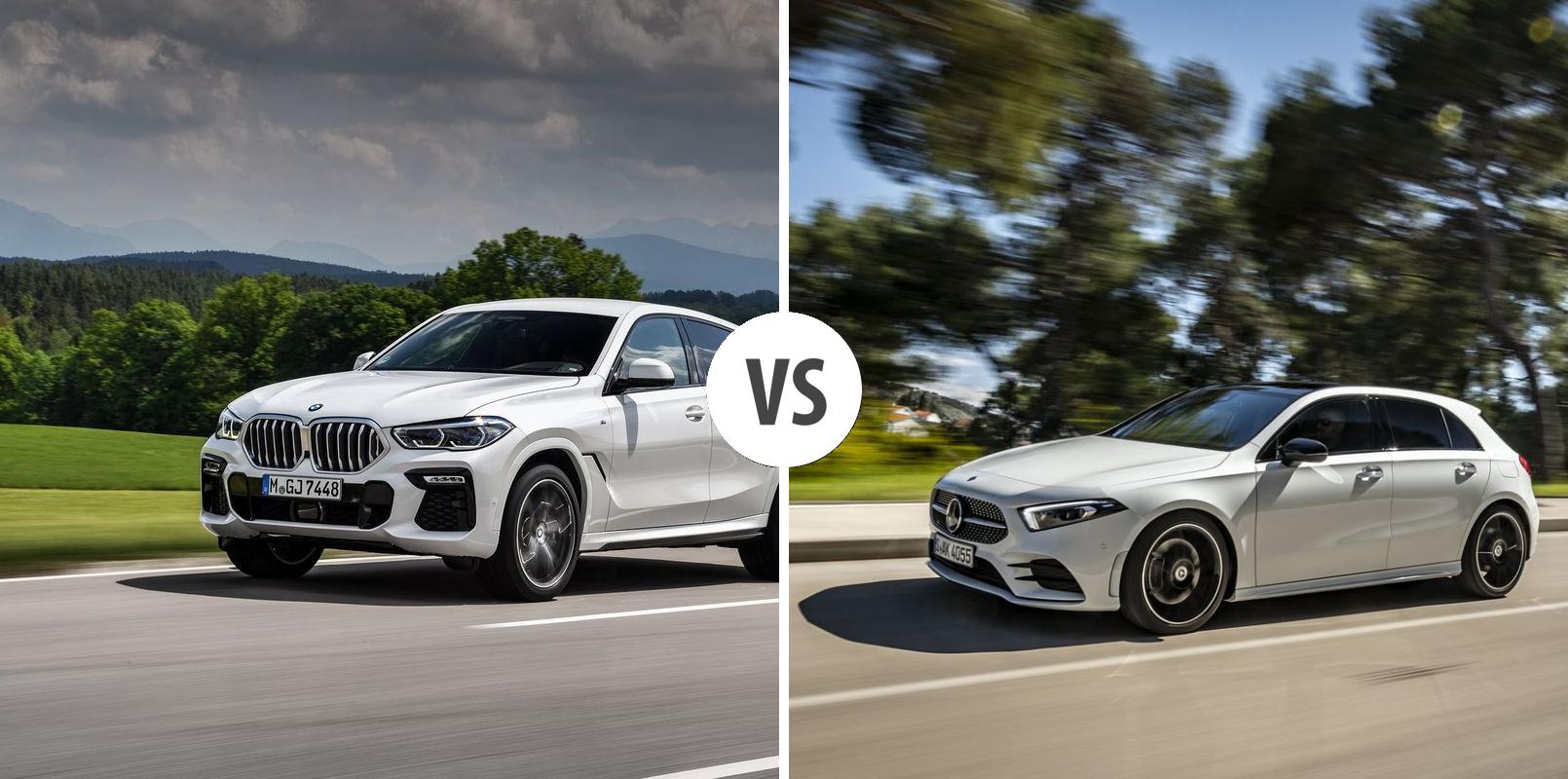 BMW X6 vs Mercedes A Class sammenligning - forskelle, priser og ...