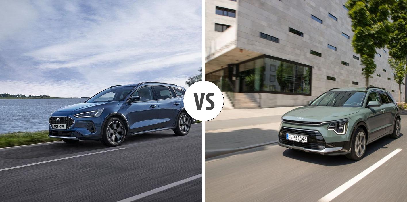 Ford Focus Turnier vs Kia Niro - Forskelle og priser i sammenligning