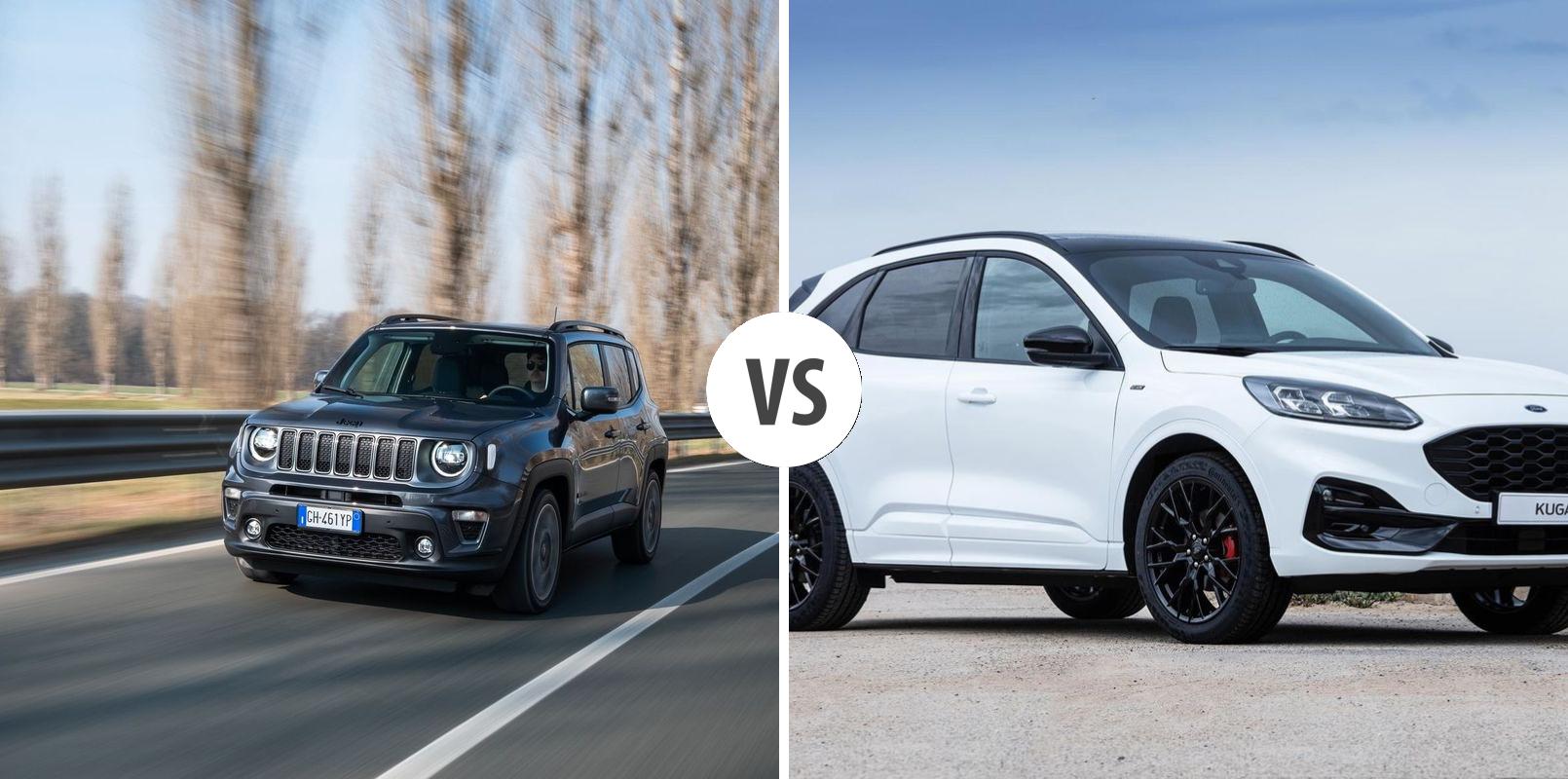 Jeep Renegade vs Ford Kuga sammenligning - forskelle, priser og ...