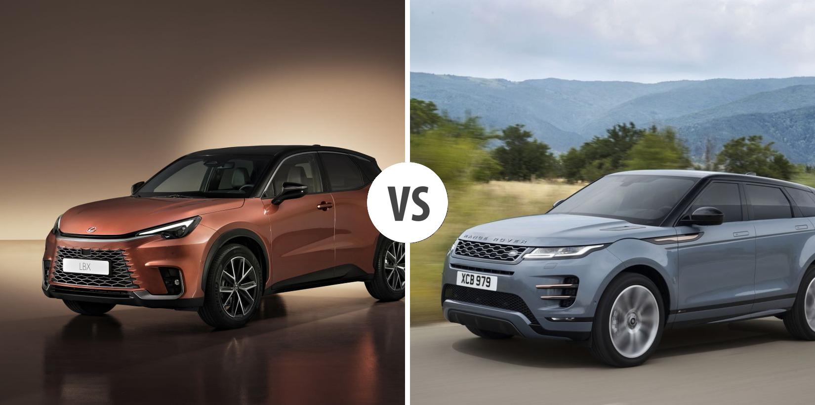 Lexus LBX vs Land Rover Range Rover Evoque sammenligning - forskelle ...