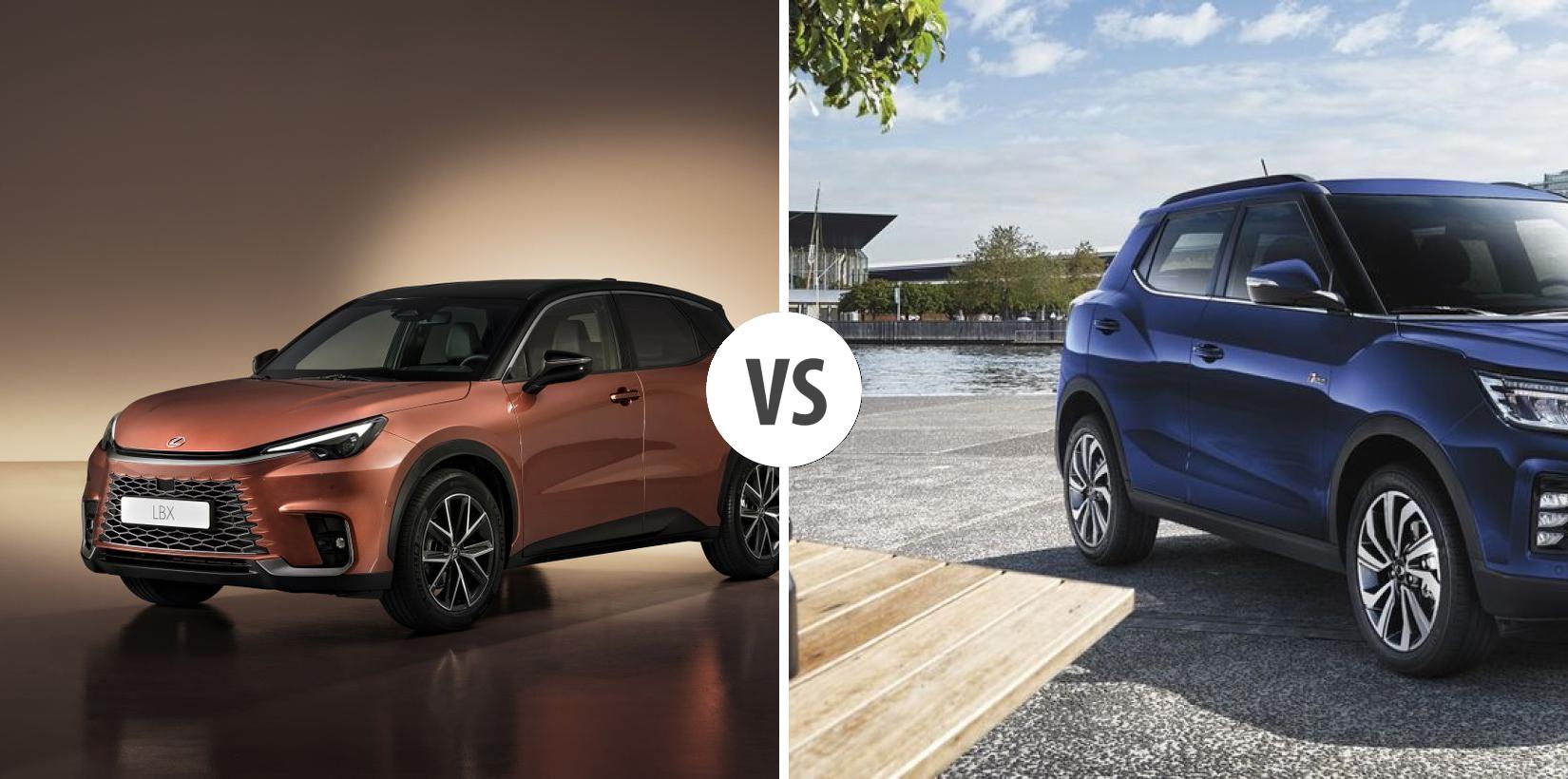 Lexus LBX vs SsangYong Tivoli - Forskelle og priser i sammenligning