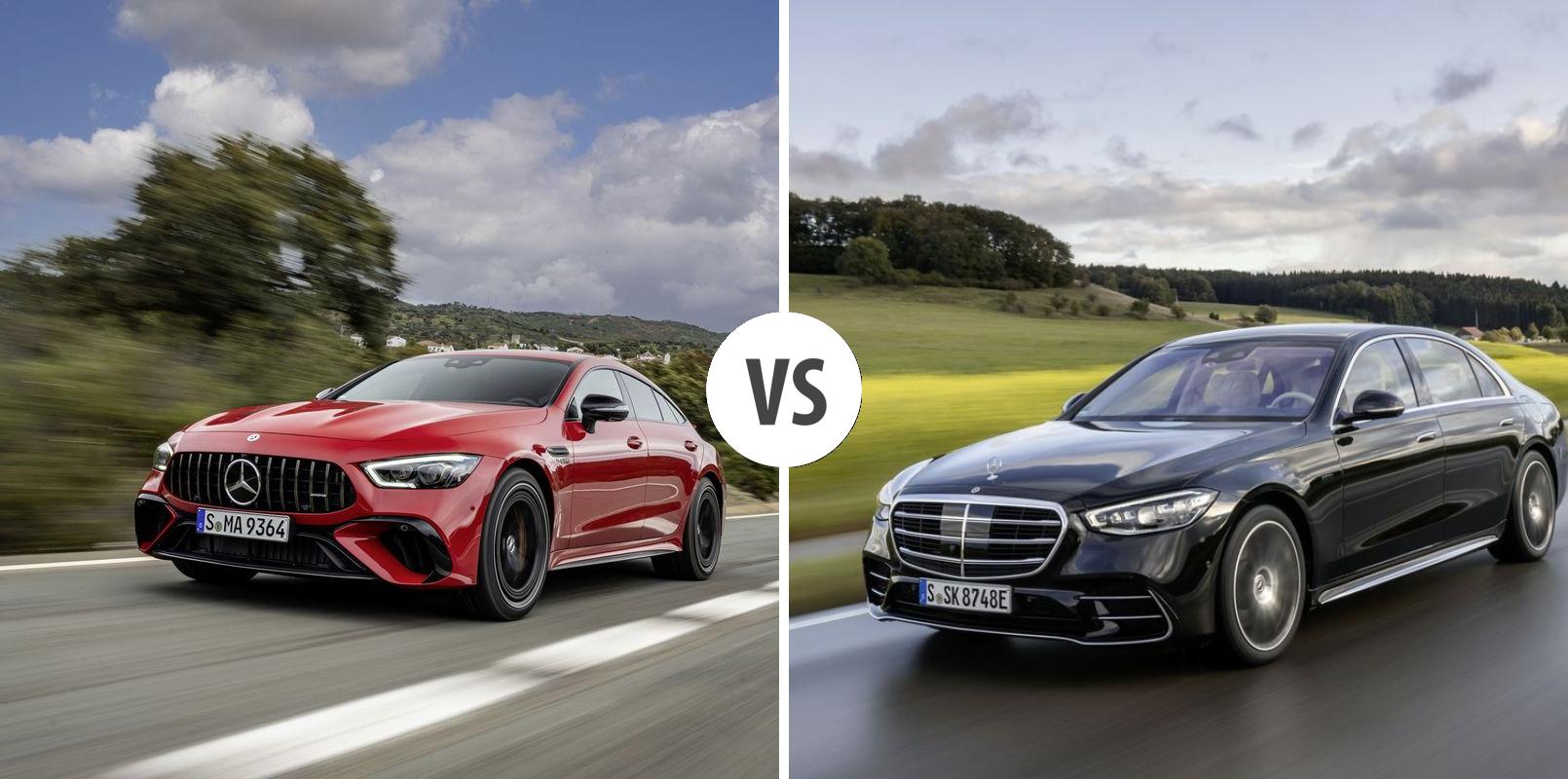 Mercedes AMG GT 4-Door Coupé vs Mercedes S Class sammenligning ...