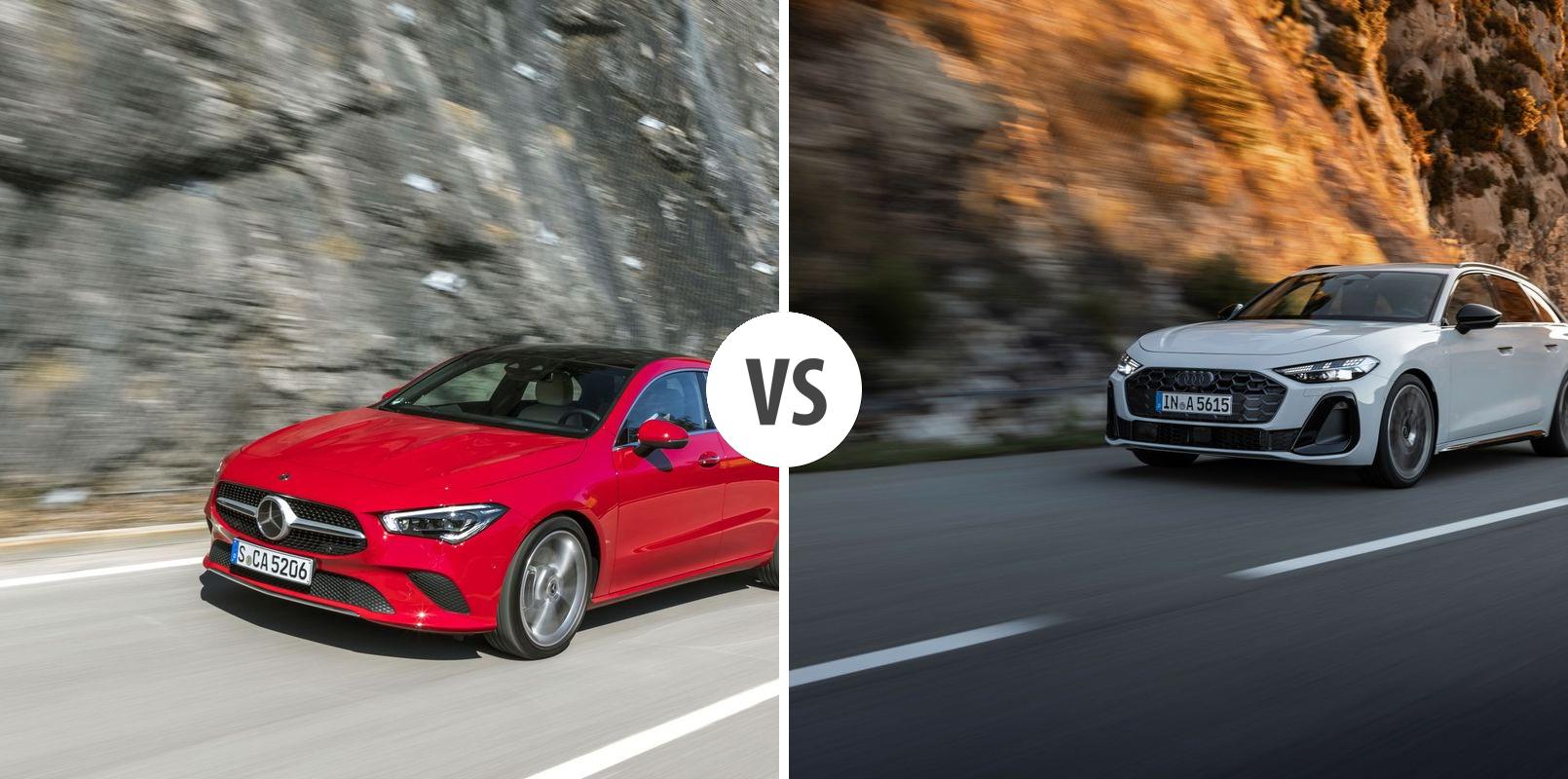 Mercedes CLA Coupe vs Audi A5 Avant sammenligning - forskelle, priser ...