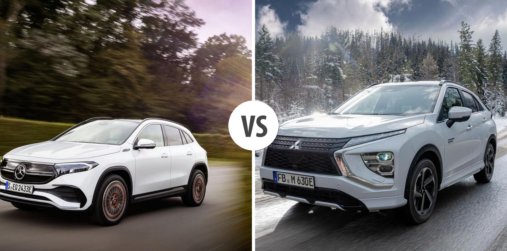 Mercedes EQA vs Mitsubishi Eclipse Cross - Forskelle og priser i ...
