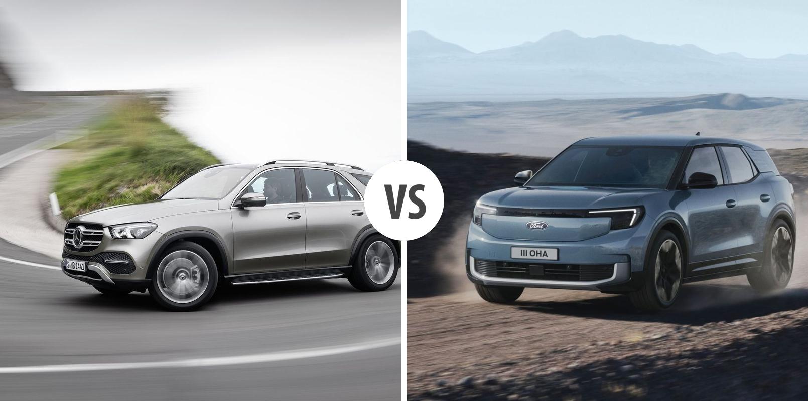 Mercedes GLE vs Ford Explorer EV sammenligning - forskelle, priser og ...