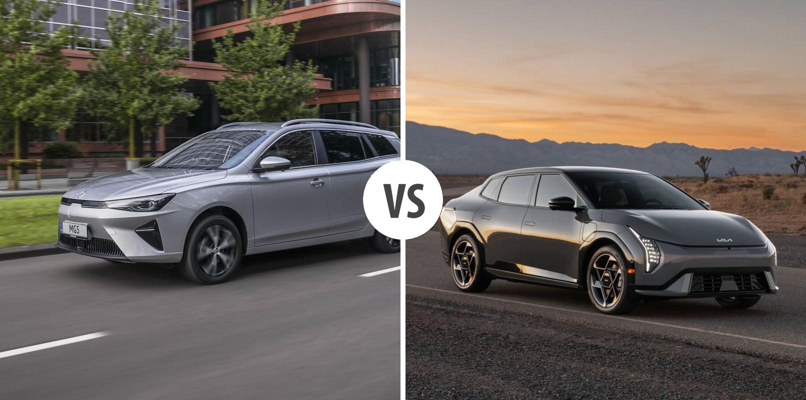 MG MG5 vs Kia EV4 Hatchback sammenligning - forskelle, priser og ...