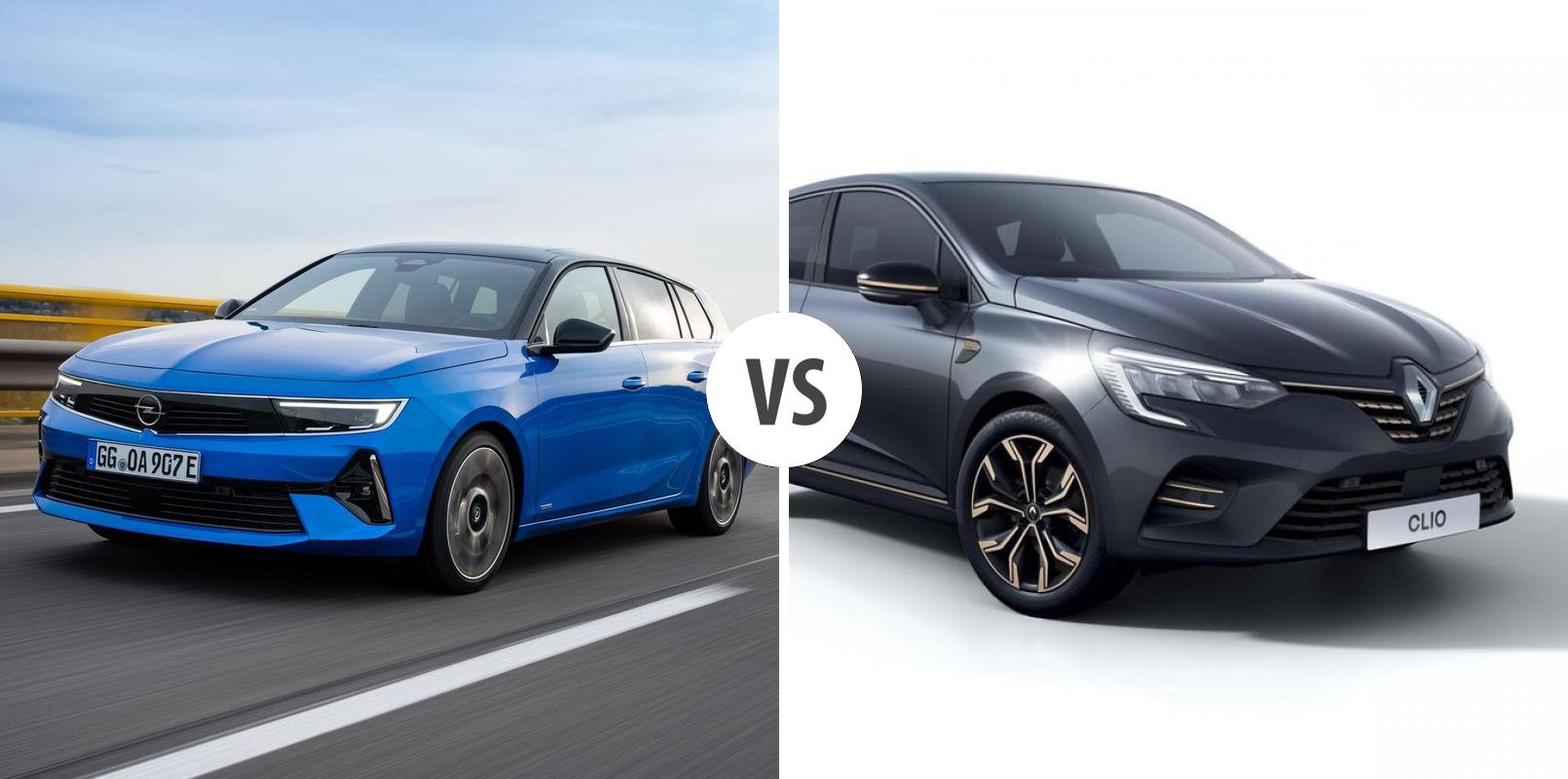 Opel Astra Sports Tourer vs Renault Clio sammenligning - forskelle ...