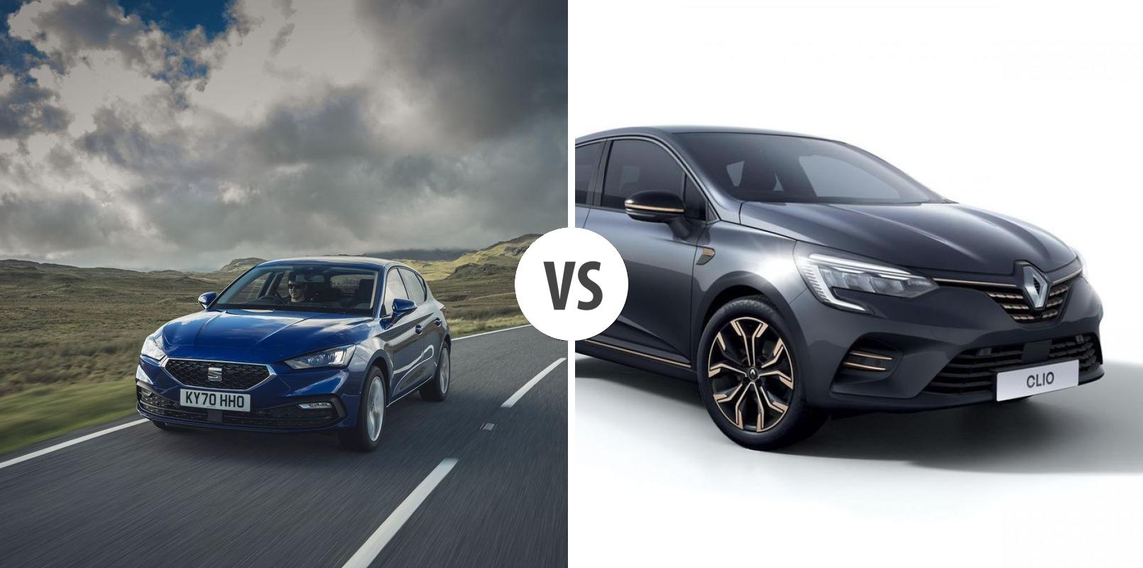 SEAT Leon vs Renault Clio - Forskelle og priser i sammenligning