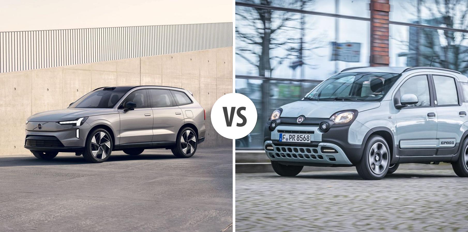 Volvo EX90 vs Fiat Panda – Hvilken bil giver mest for pengene ...